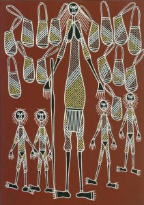 Print on Canvas – Yingarna (Earth Mother) Dreamtime Story (15103 ...